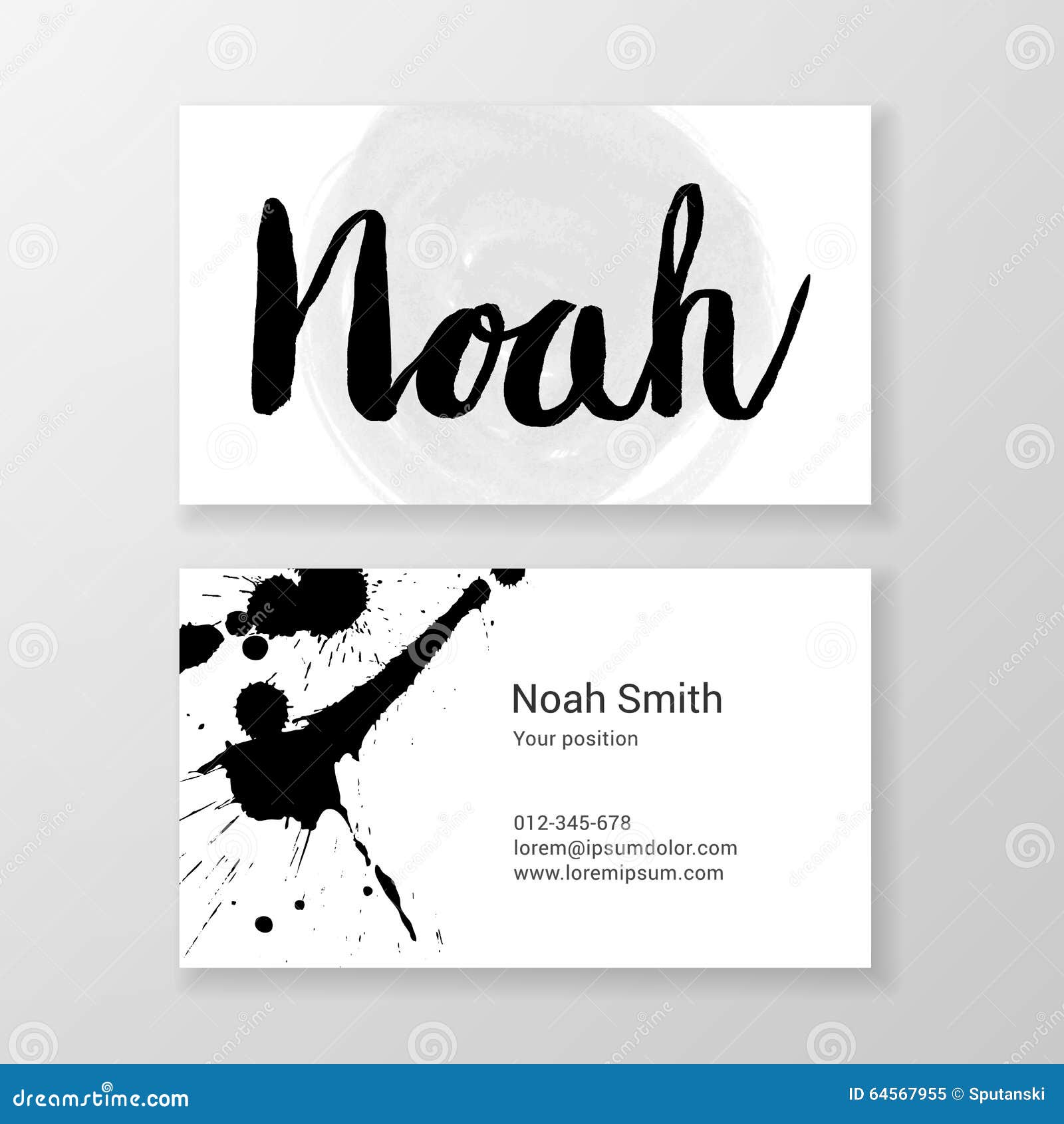 Noah Name Lettering Blue Tinsels Cartoon Vector | CartoonDealer.com ...