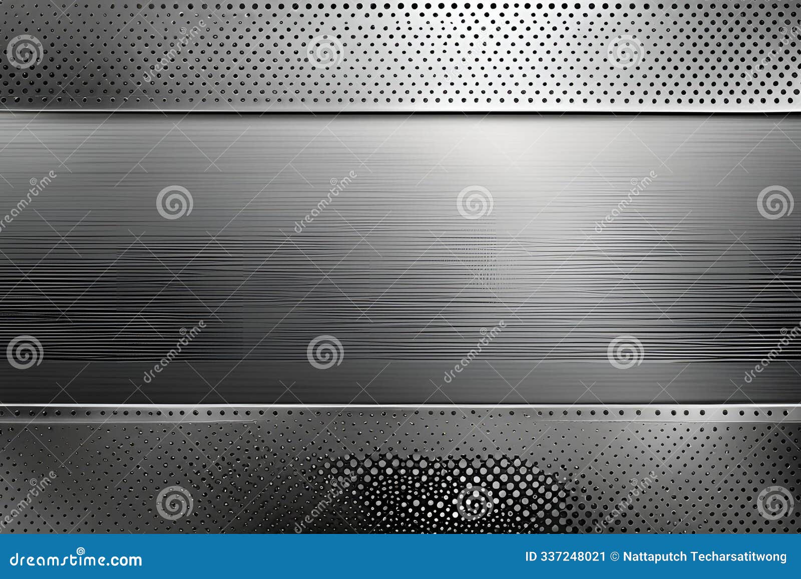 Brushed Metal Background with Halftone Dots Pattern Background Stock ...