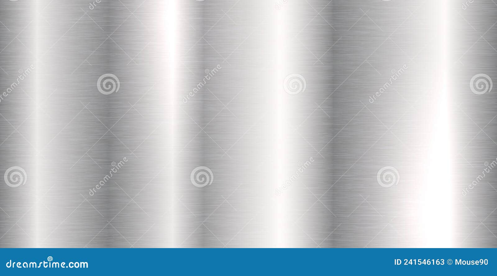Brushed metal banner stock vector. Illustration of banner - 241546163