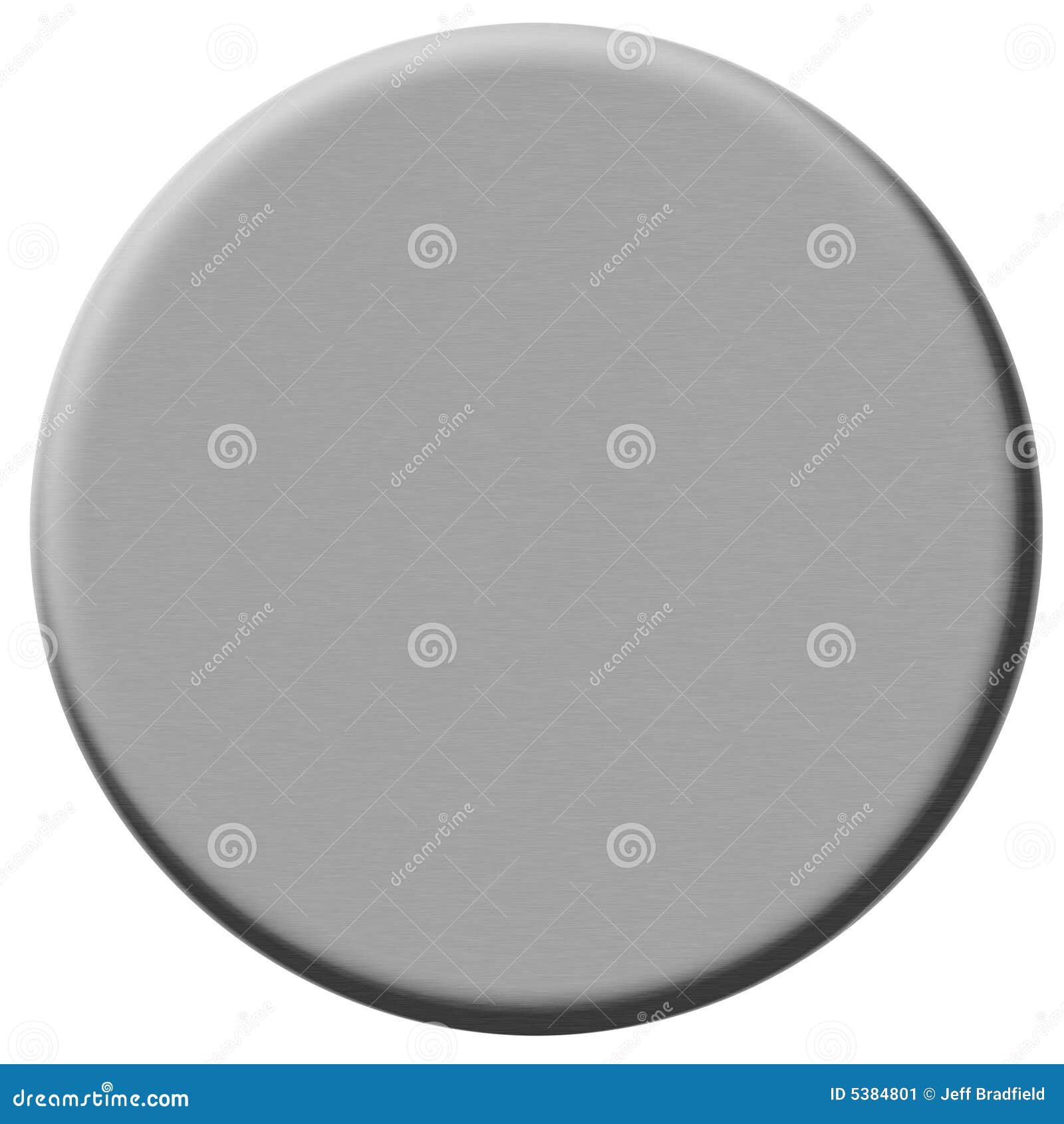 Brushed Metal Button stock illustration. Illustration of backdrop - 5384801