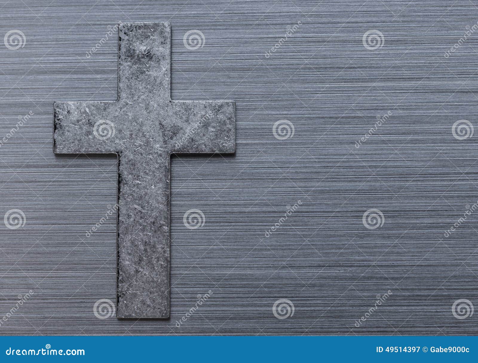Brushed Metal Christian Cross Background Stock Image - Image of shine ...