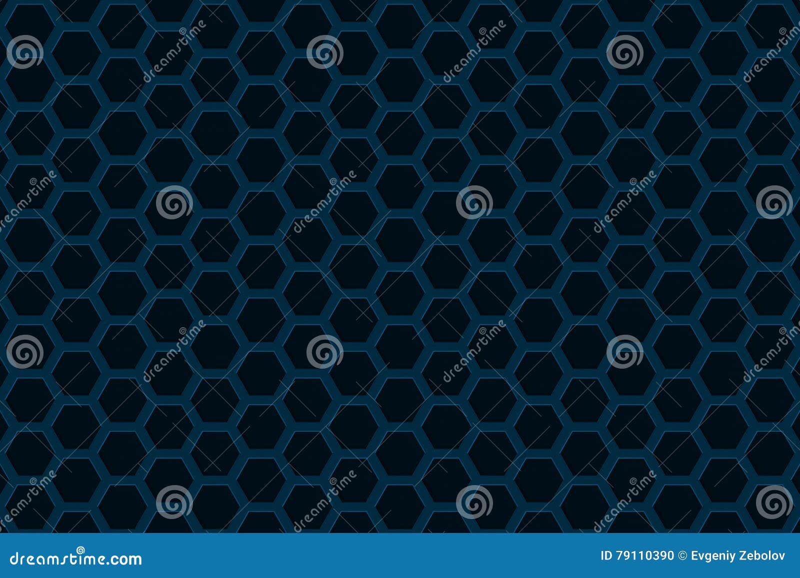 Brushed Metal Hexagon Grille Stock Illustration - Illustration of ...