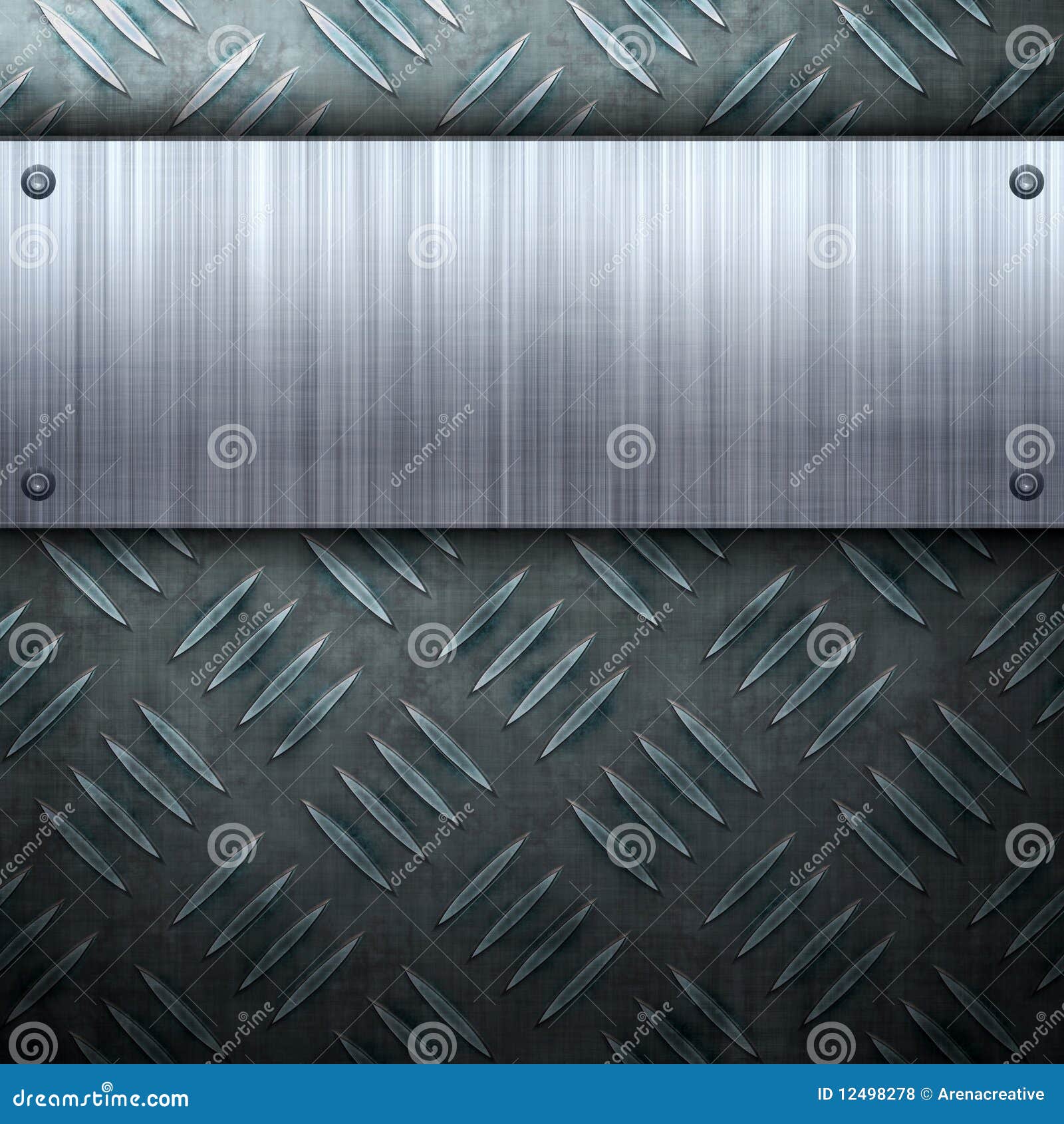 Brushed Metal Layout Stock Photography | CartoonDealer.com #12498278