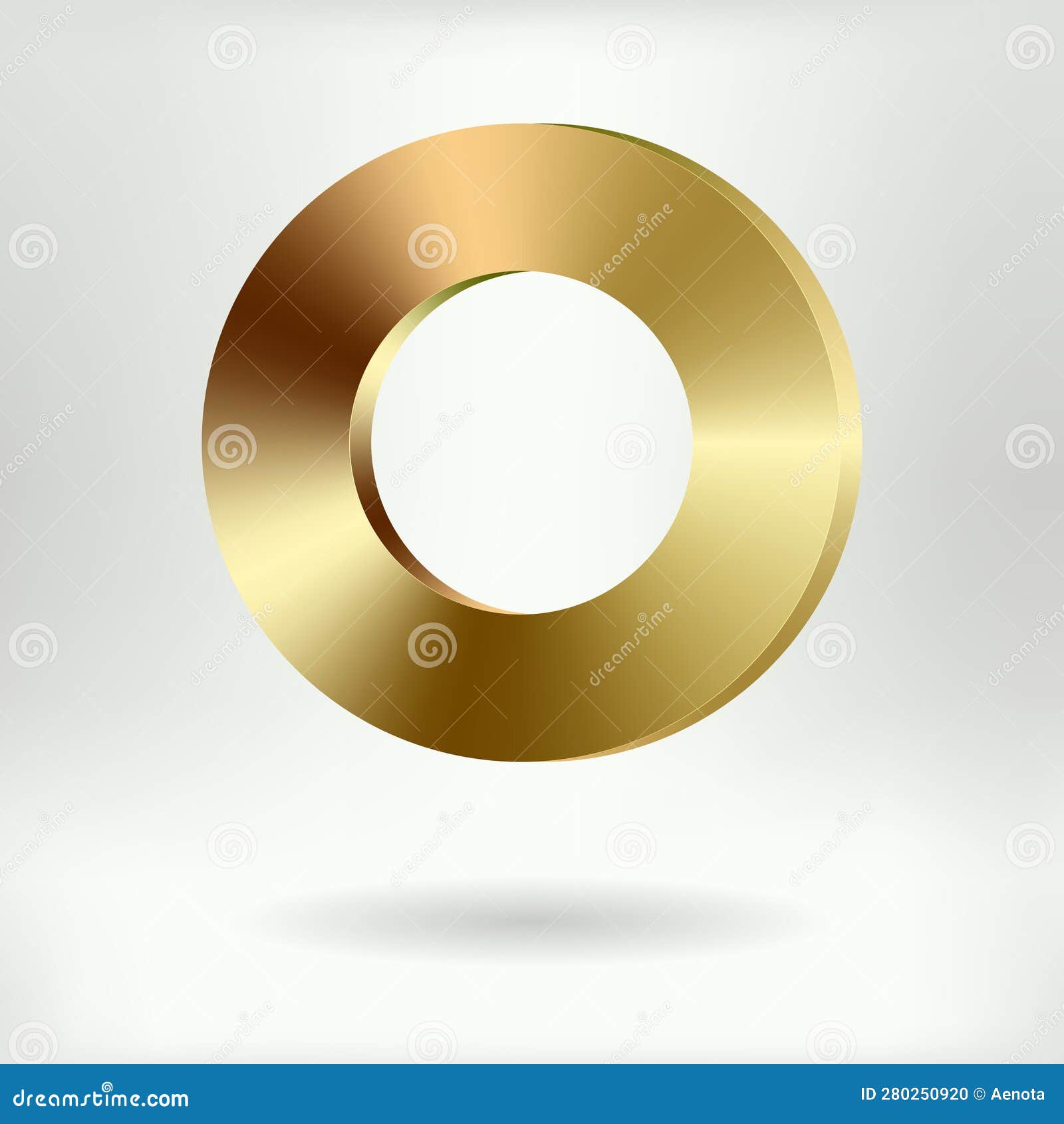 Brushed Metal Ring stock vector. Illustration of brushed - 280250920