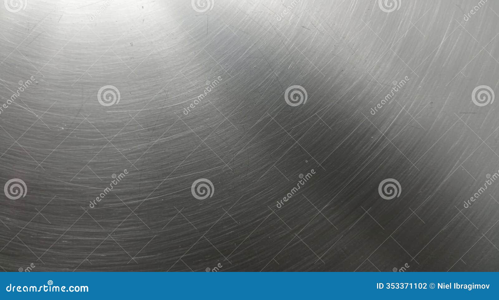 Brushed Metal Surface with Circular Patterns for Industrial and Modern ...
