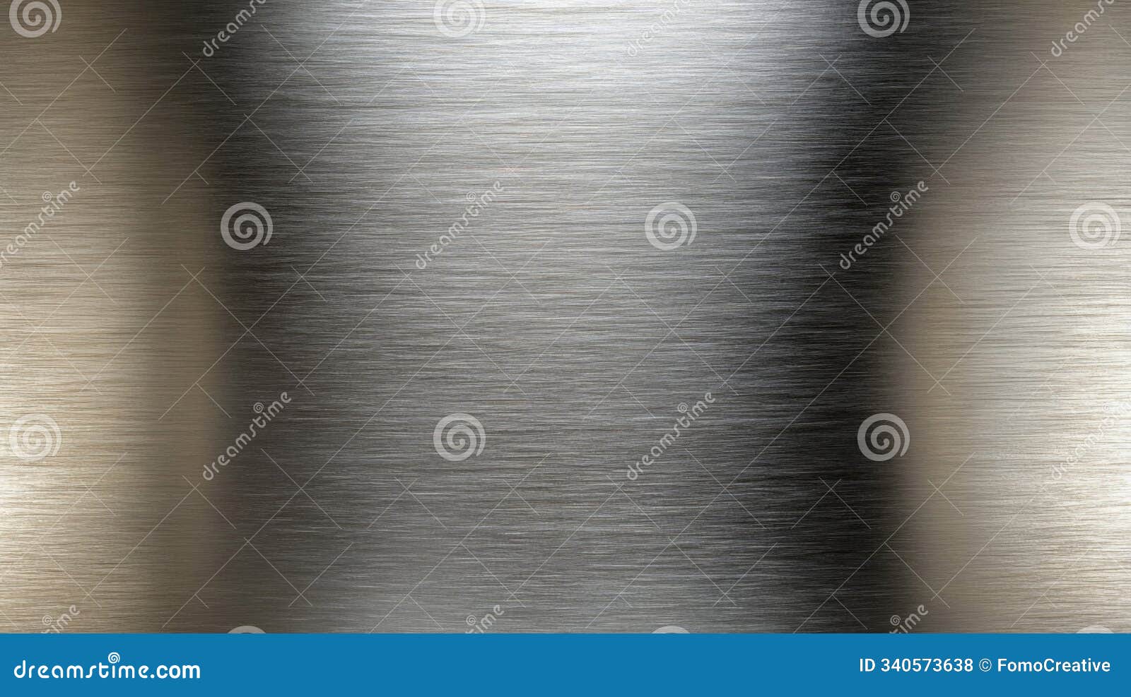 Brushed Metal Surface with Gradient and Light Reflection Stock ...