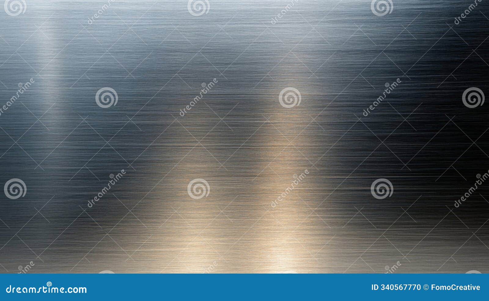 Brushed Metal Surface with Light Reflection Stock Illustration ...