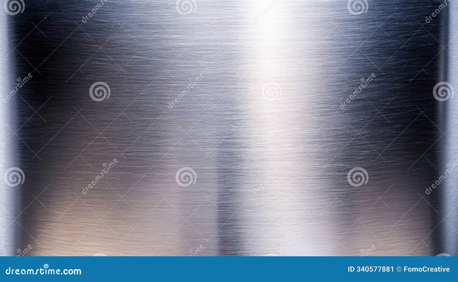 Brushed Metal Surface with Light Reflection Stock Illustration - Illustration of shiny, design ...