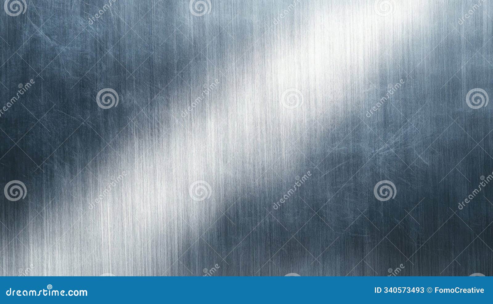 Brushed Metal Surface with Light Reflection and Scratches Stock ...