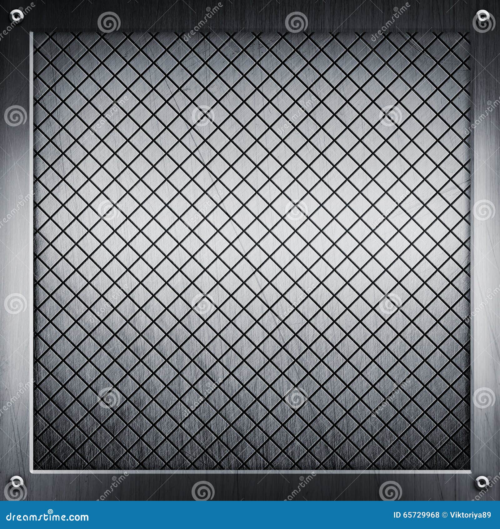 Brushed Metal Texture with Rivets Stock Illustration - Illustration of ...