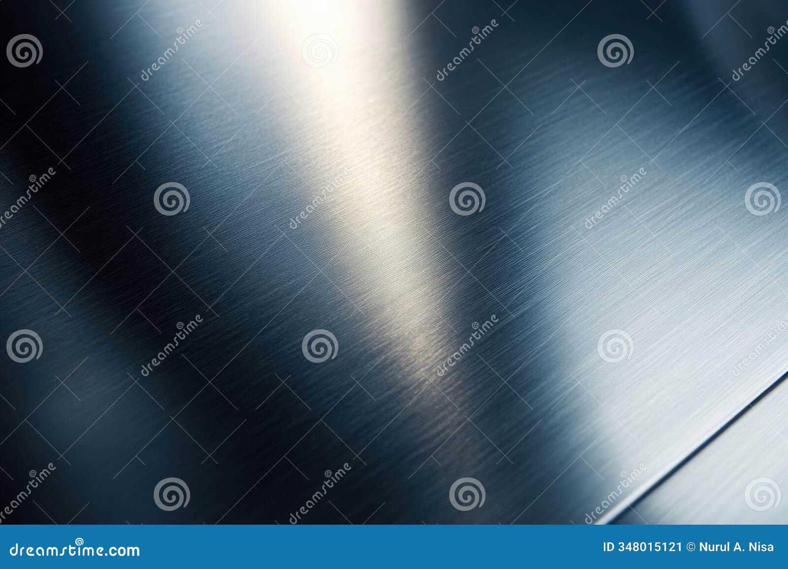 Brushed Metal Texture, a Study in Light and Reflection Stock ...
