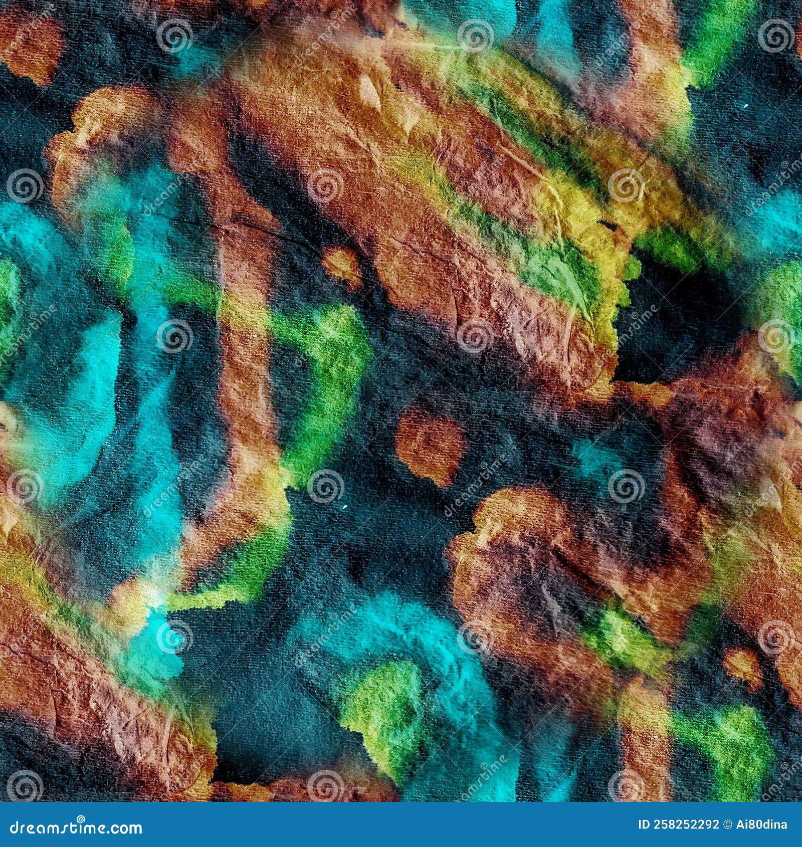 Brushed Repeat Background. Black Modern Fabric. Fluid Effect Splash ...