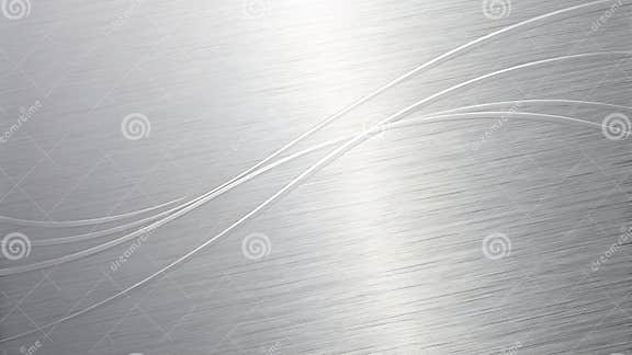 Brushed Silver Metal Texture with Subtle Linear Patterns and Soft ...