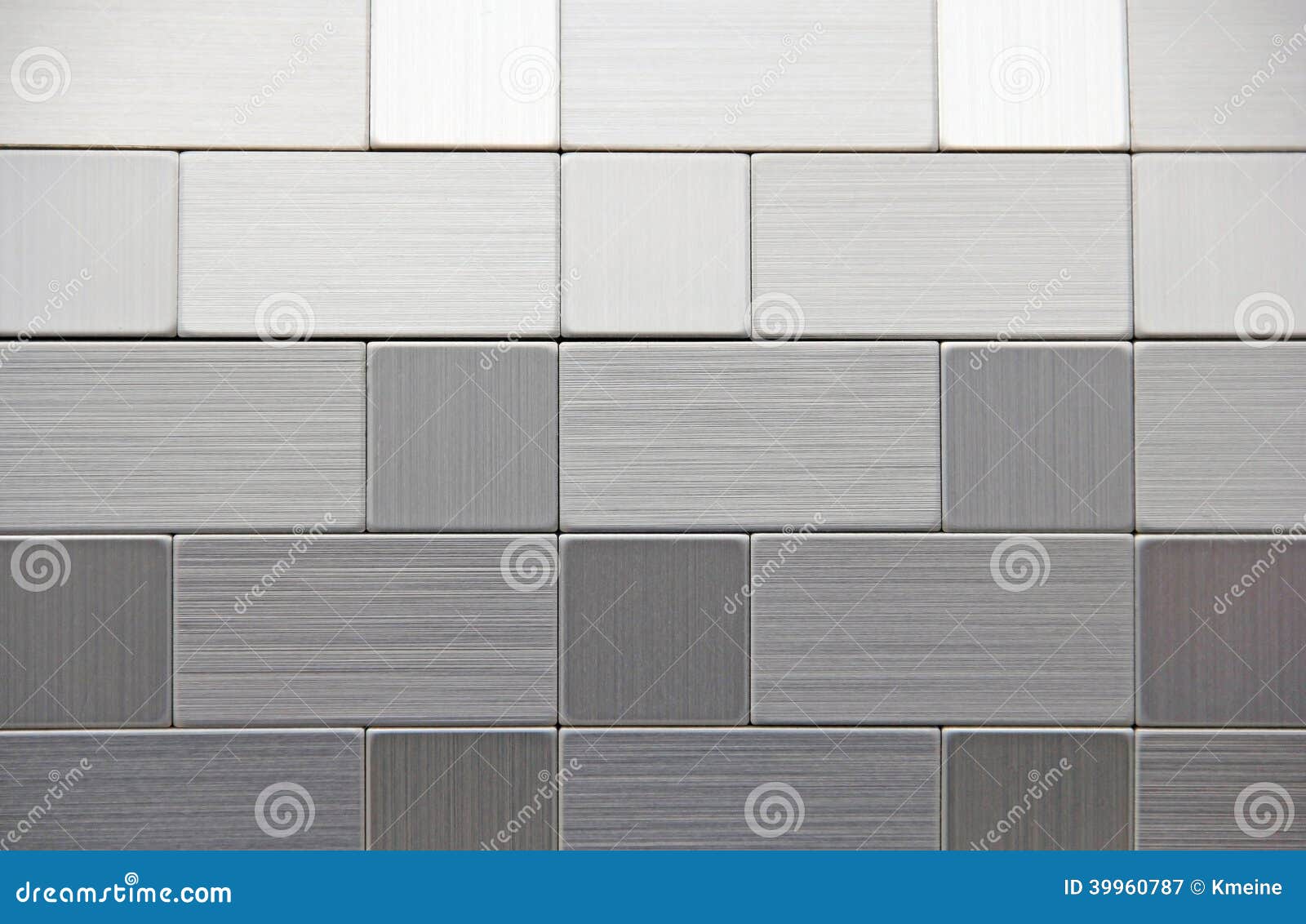 Brushed Stainless Steel Square Rectangular Geometric Shapes Stock Image ...