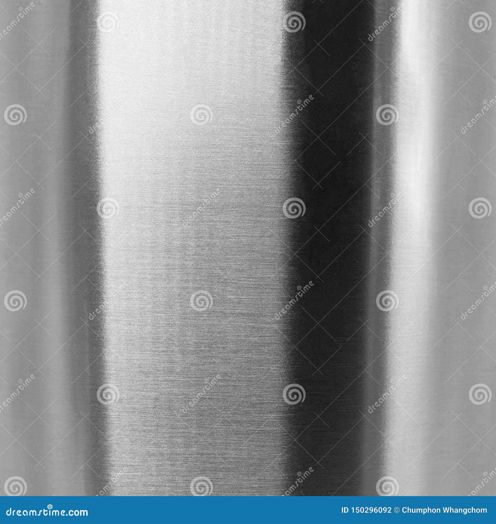 Brushed Steel Plate Texture. Hard Metal Material Background Stock Photo ...
