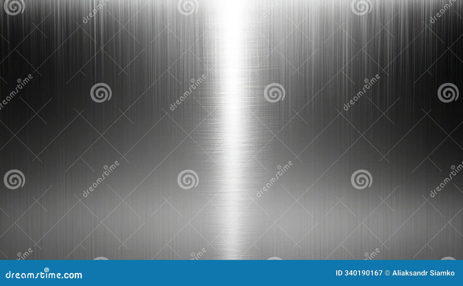 Brushed Steel Plate Texture with Reflective Surface for Industrial ...