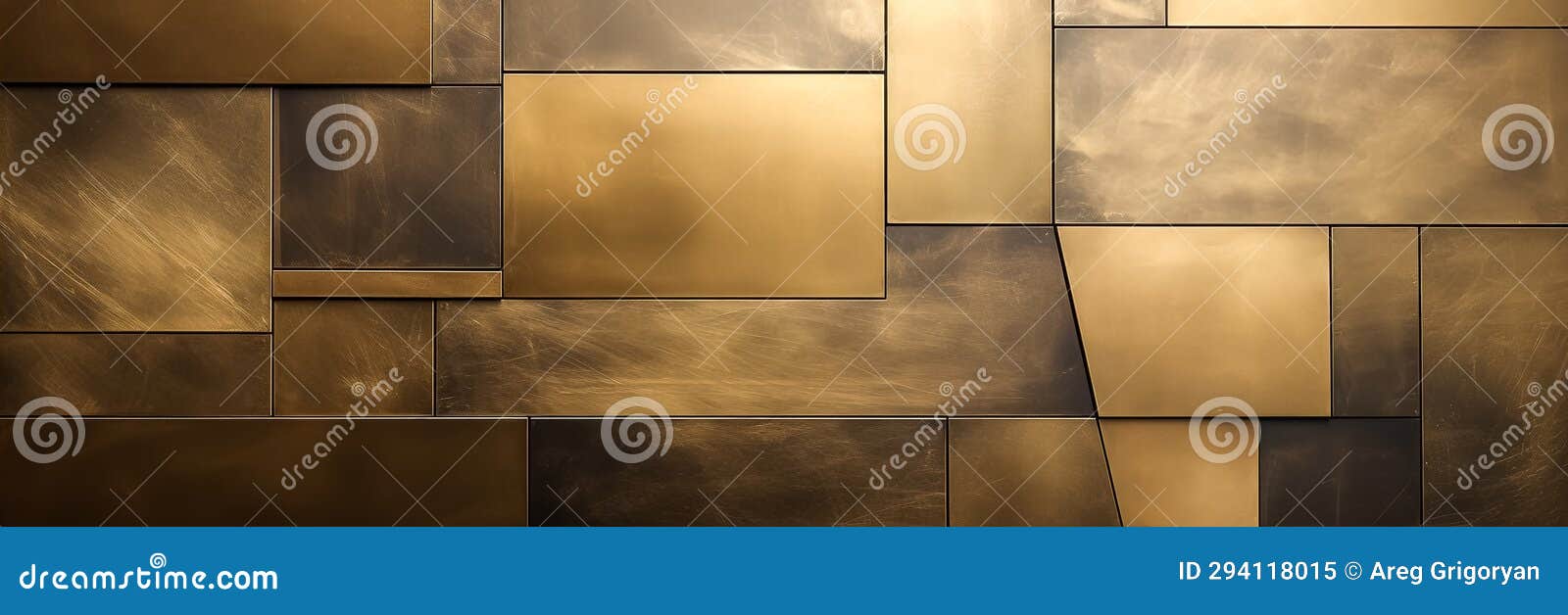 Brushed and Textured Brass Panel Stock Illustration - Illustration of ...
