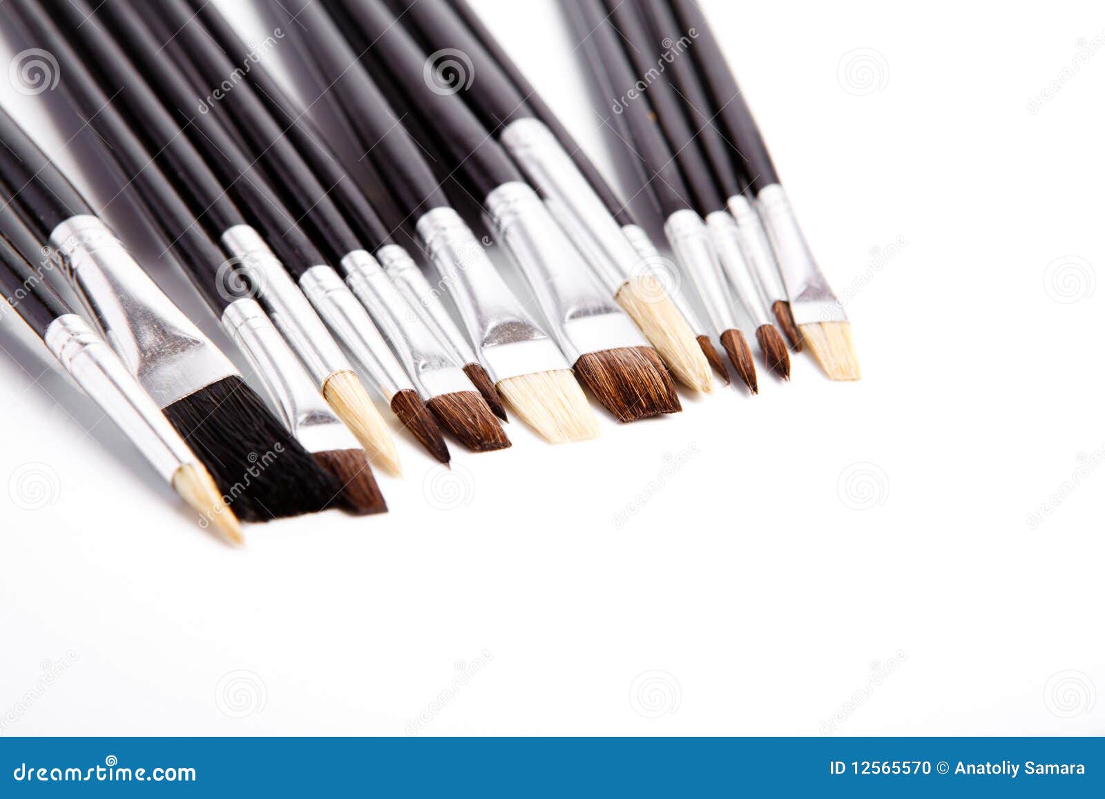 Brushes stock photo. Image of illustrate, colourful, creator - 12565570