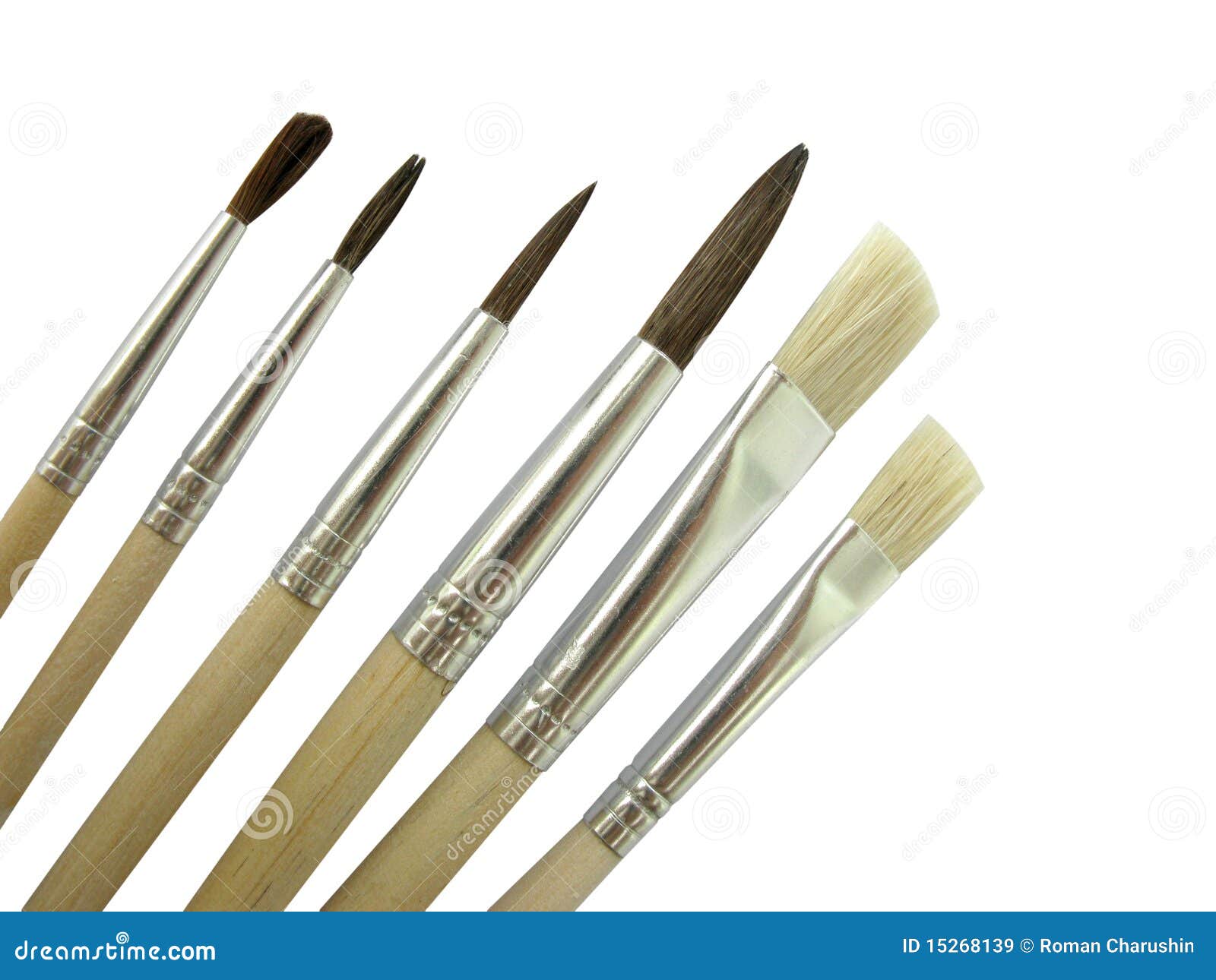 Brushes stock image. Image of bristle, clean, paintings - 15268139