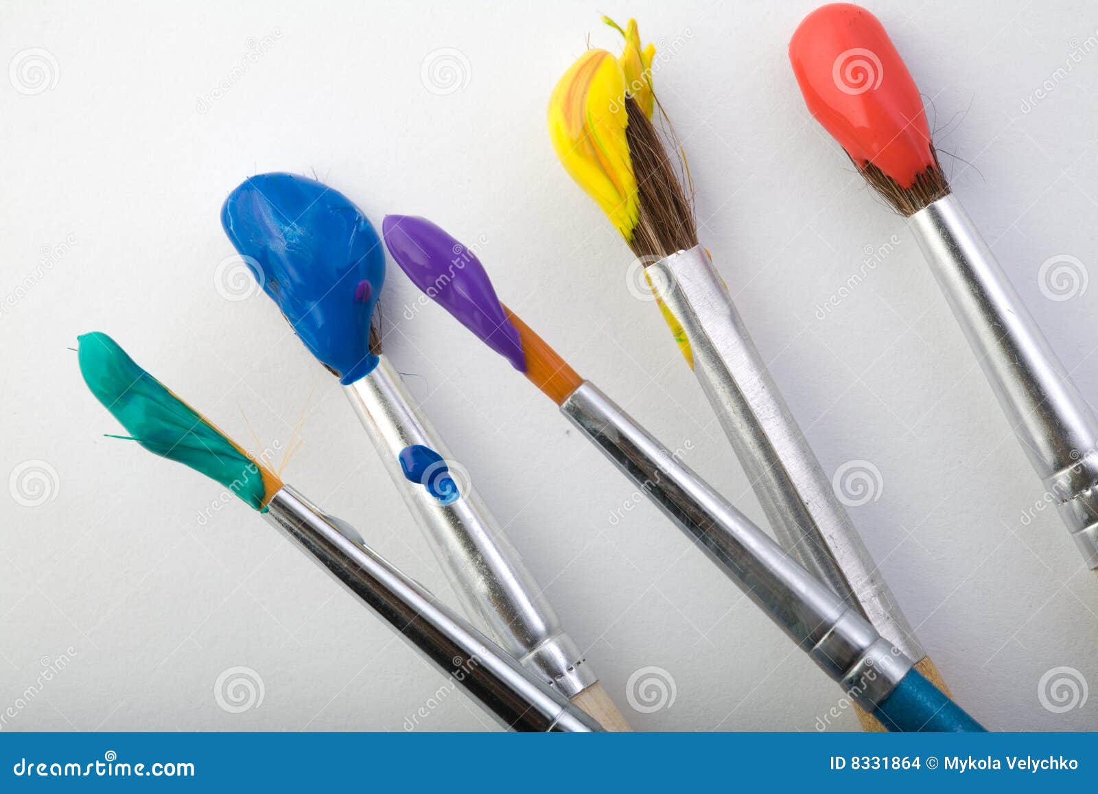 Brushes stock photo. Image of white, isolated, design - 8331864