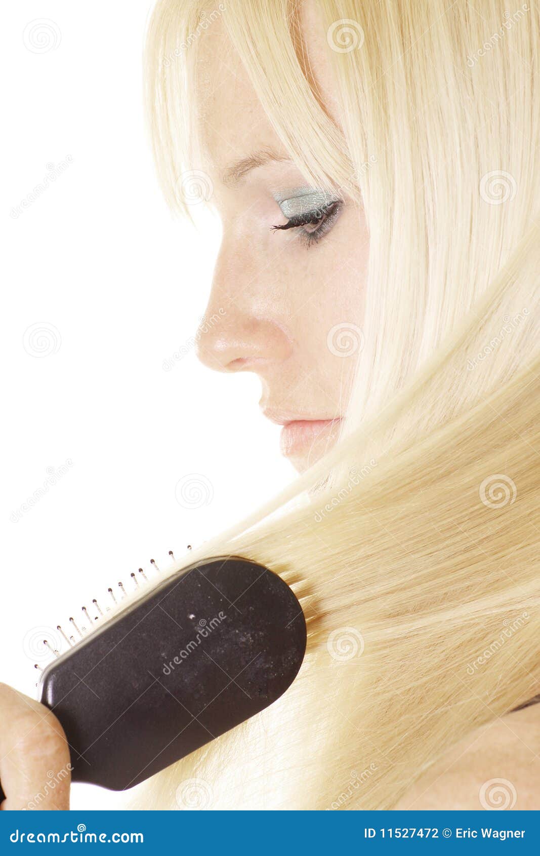 Brushing hair stock photo. Image of beautiful, female - 11527472