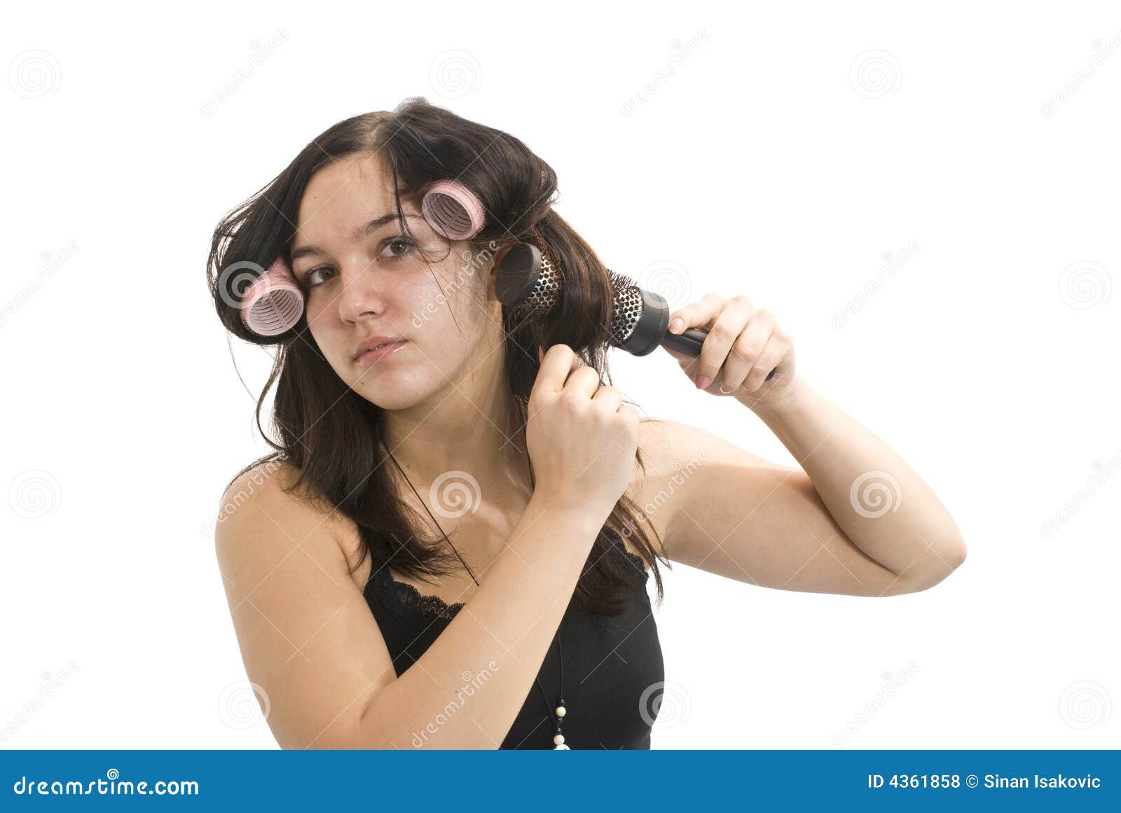 Brushing Hair Picture. Image: 4361858