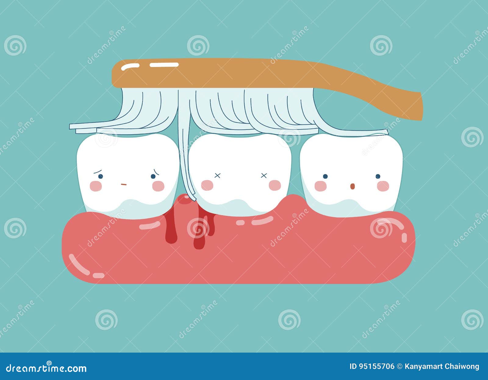 Set Of Teeth, Tooth Icons On White Background. Can Be Used As Logo For ...