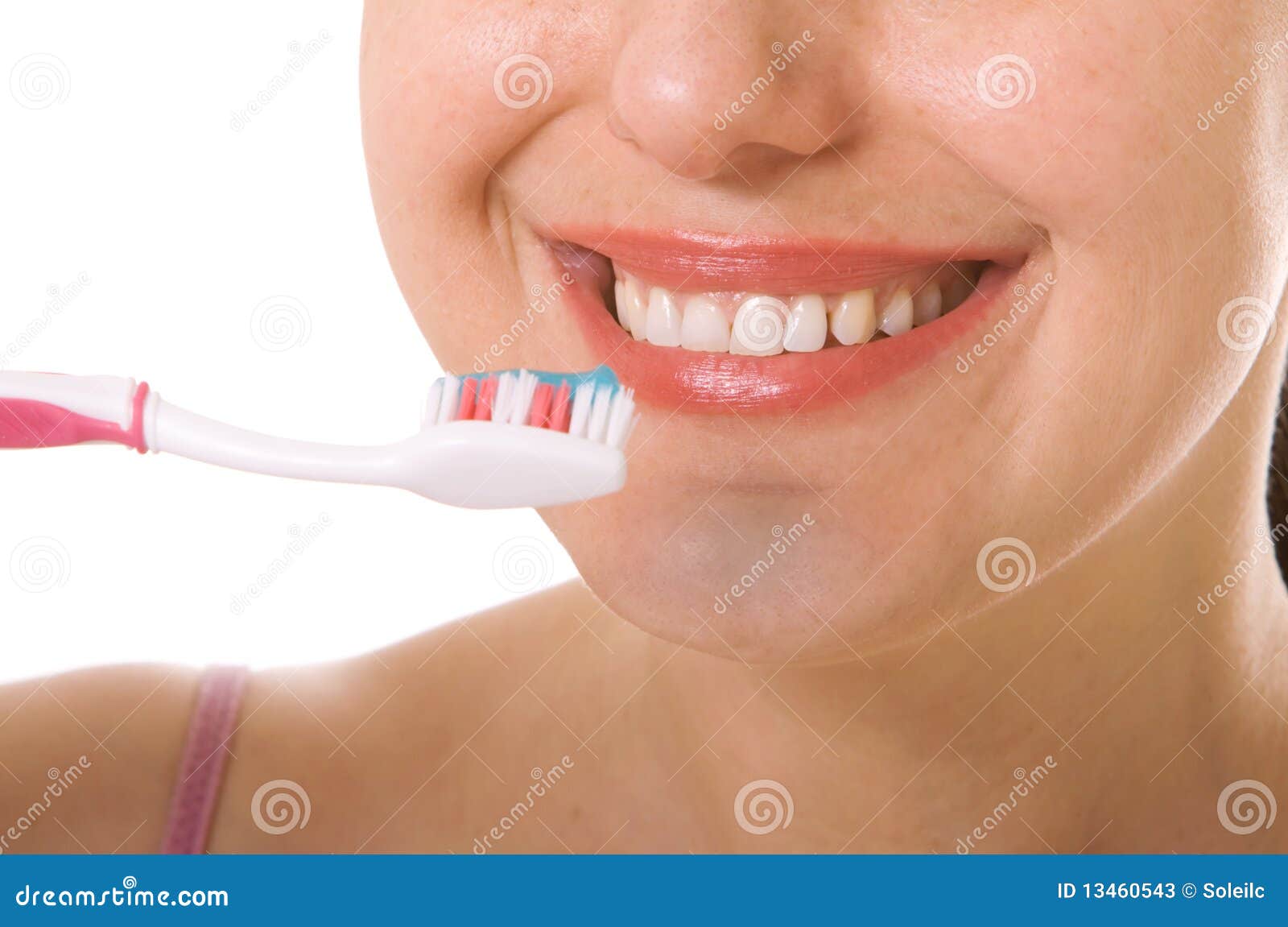 Brushing teeth stock image. Image of smile, oral, brushing - 13460543