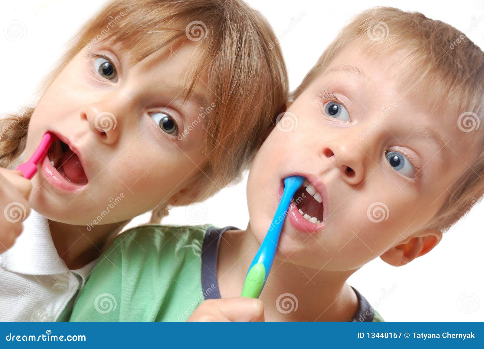 Brushing teeth children stock image. Image of children - 13440167
