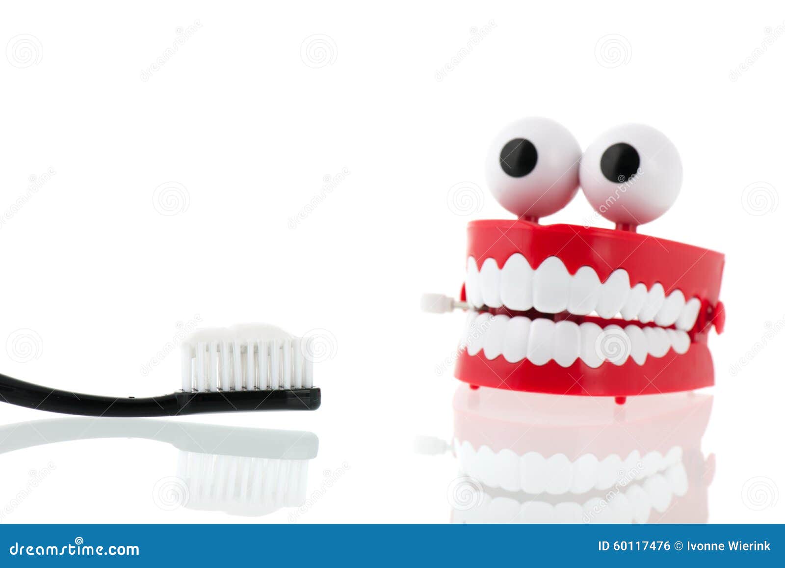 Brushing teeth stock photo. Image of background, studio - 60117476