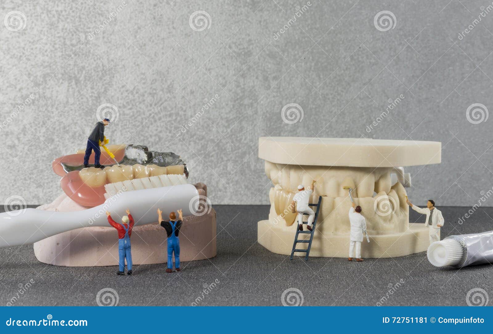 Brushing Teeth by Little Puppets Stock Image - Image of puppets ...