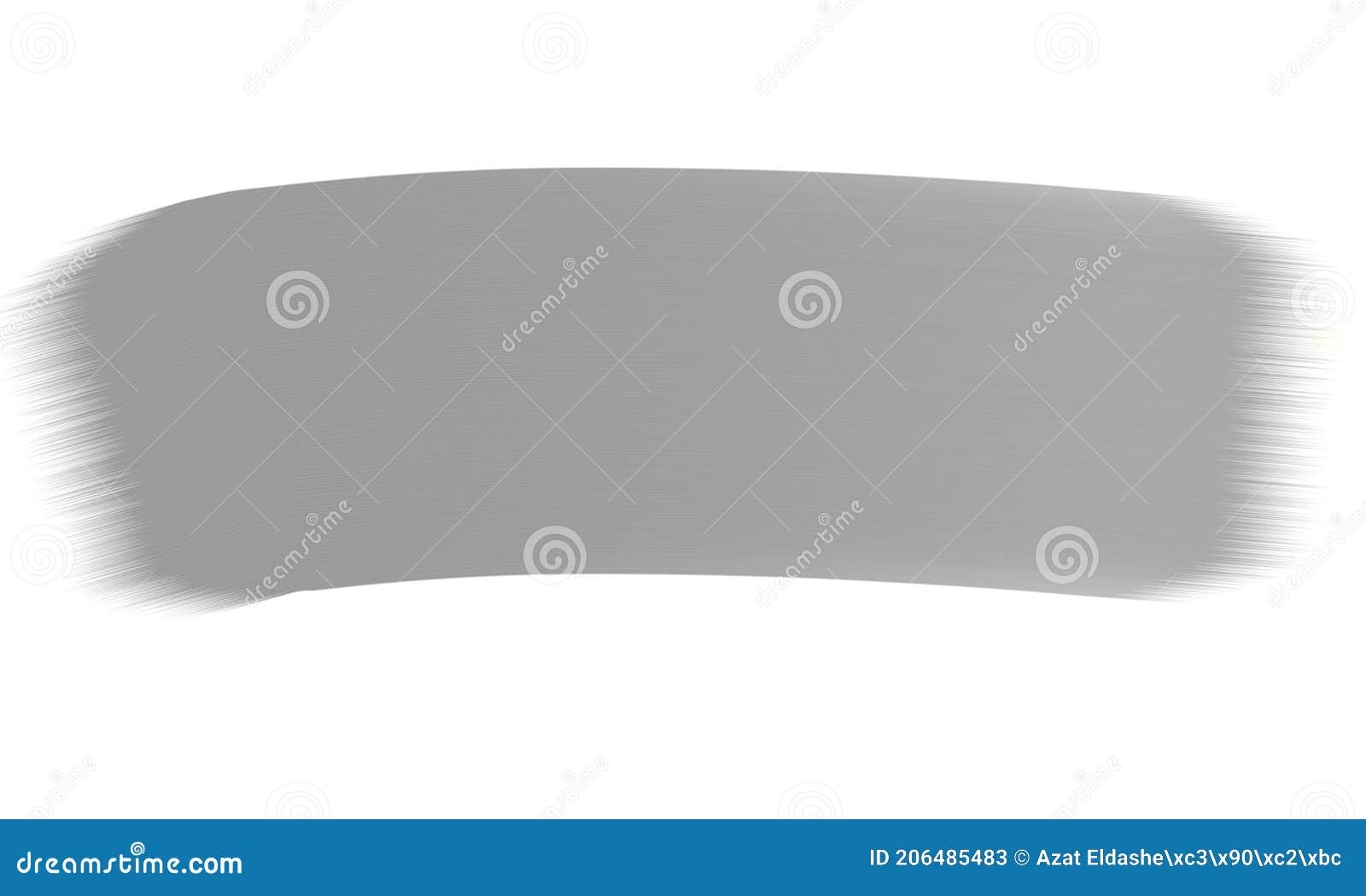 Brushstroke with Gray Paint with a Hard Brush Texture of the Brush ...