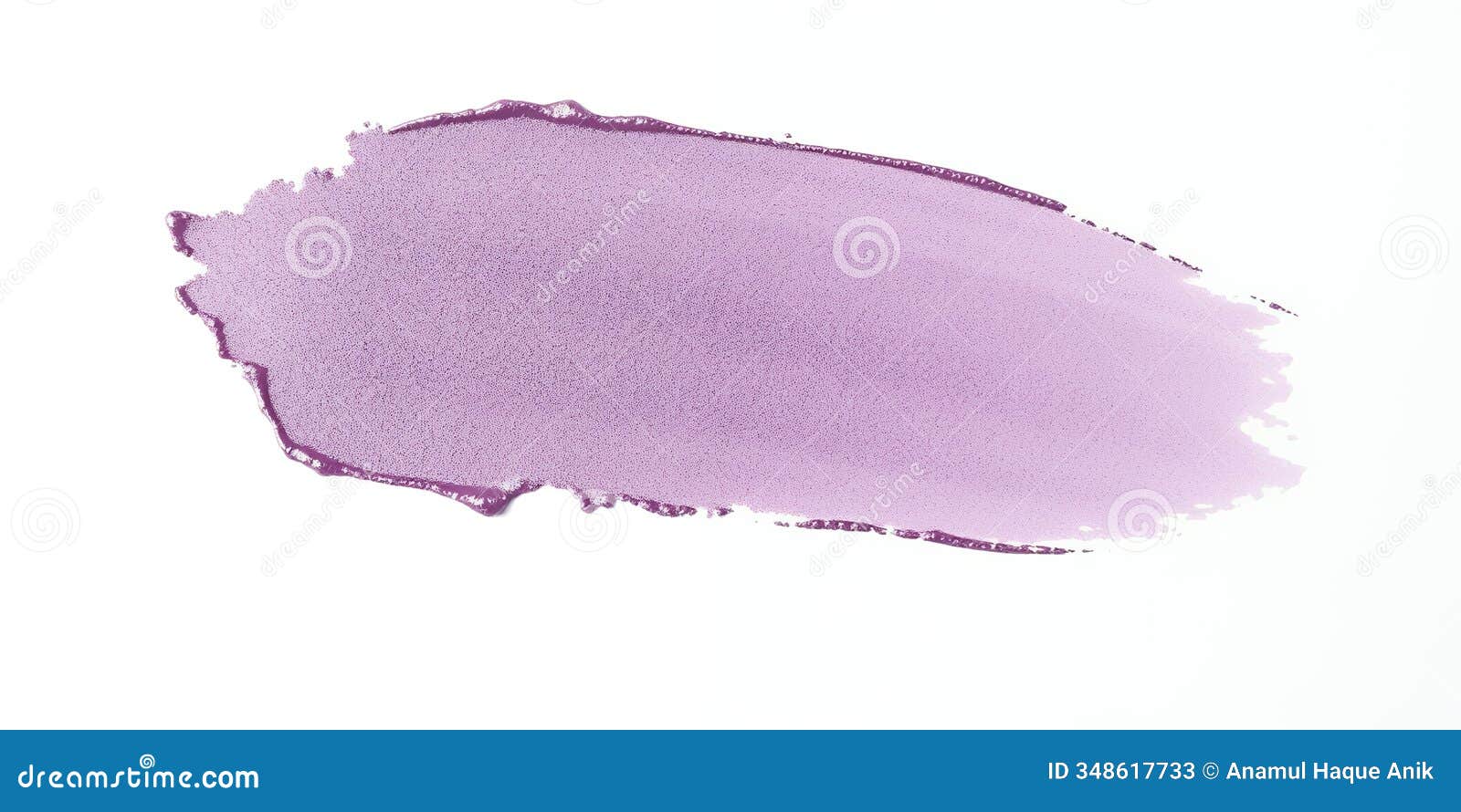 A Brushstroke of Light Purple Paint on White Stock Illustration ...
