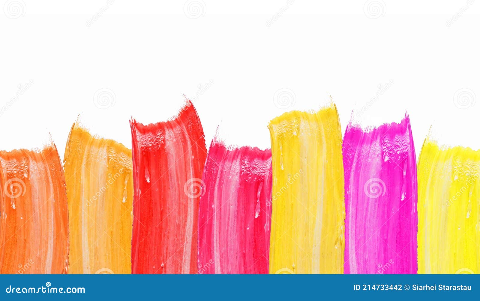 Brushstroke with Paint on a Light Background Stock Illustration ...