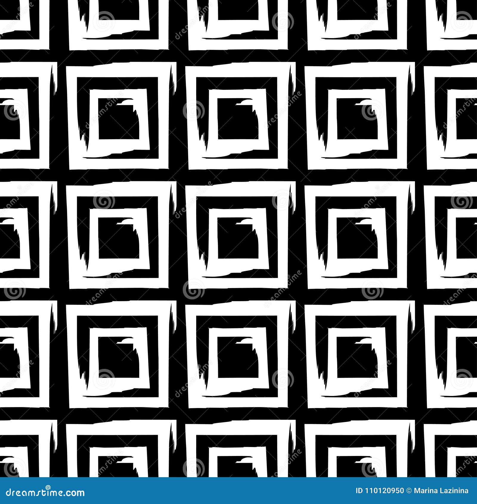 Brushwork. Seamless Geometric Pattern. Bright Colors and Simple Shapes ...