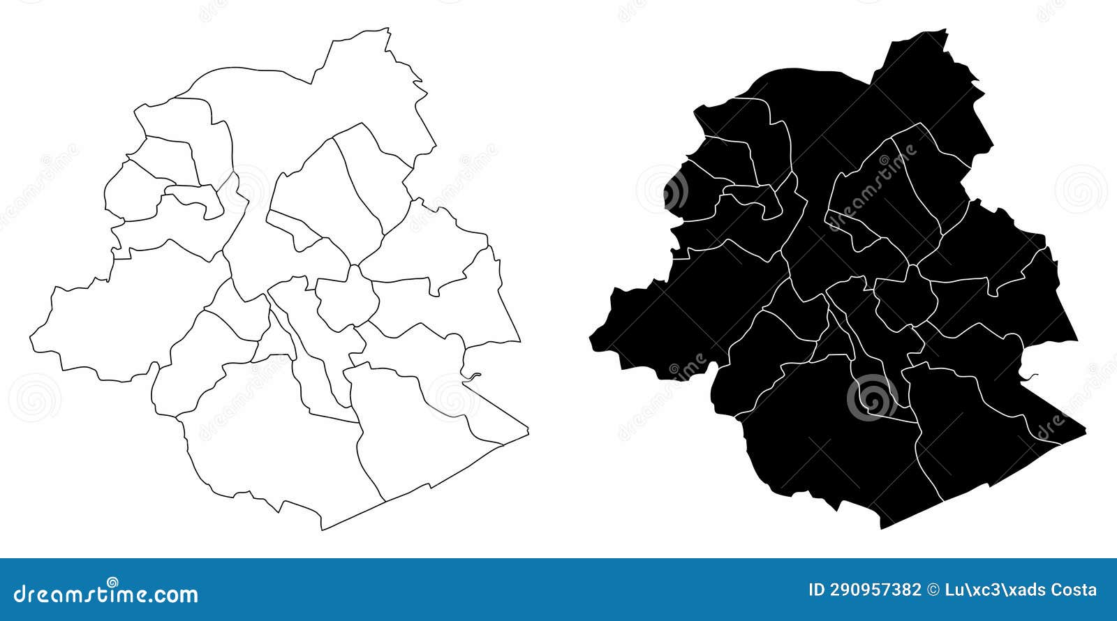 Set Of 3 Maps Of Belgium - Vector Illustrations | CartoonDealer.com ...