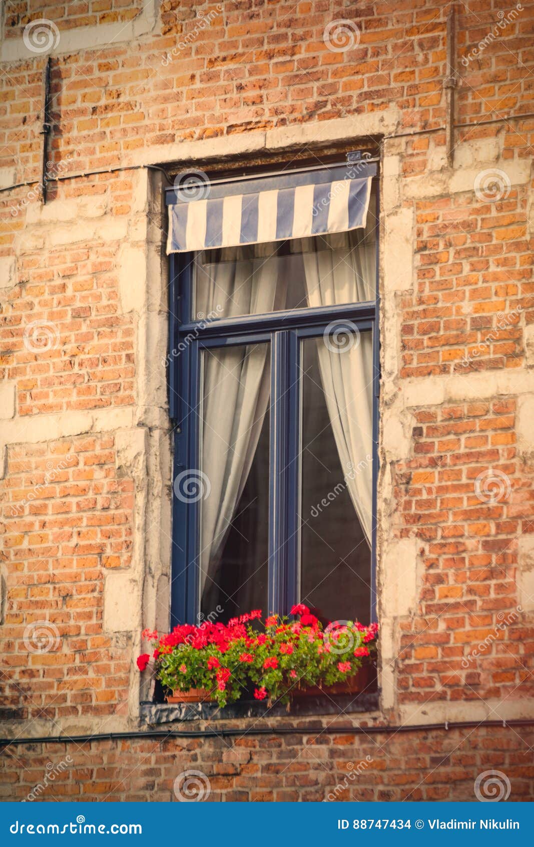 BRUSSELS, BELGIAN - September 19, 2014: Beautiful View on Window Stock ...