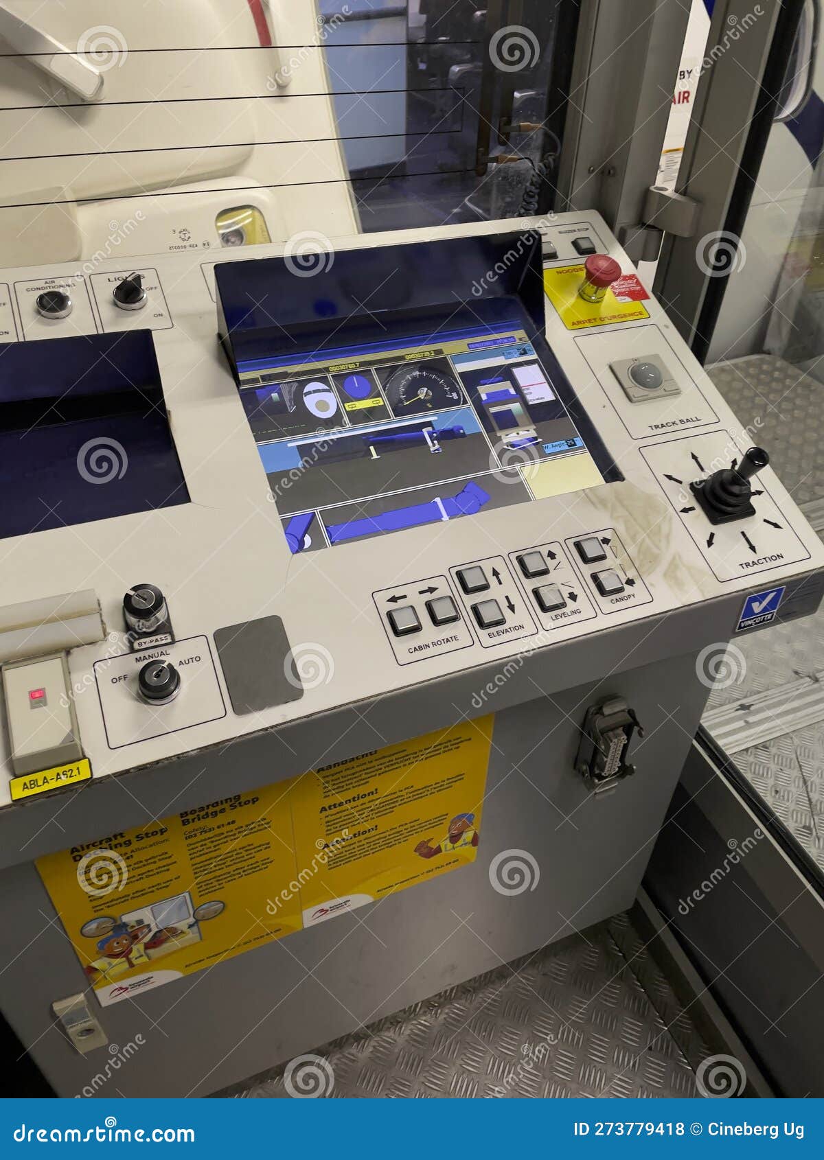 Airport operator panel editorial stock photo. Image of toggle - 273779418