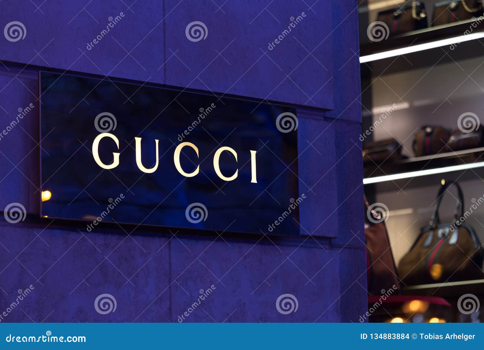 Brussels, Brussels/belgium - 13 12 18: Gucci Store Sign in Brussels ...