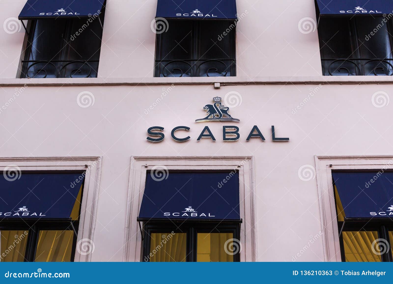 Brussels, Brussels/belgium - 13 12 18: Scabal Store Sign in Brussels ...