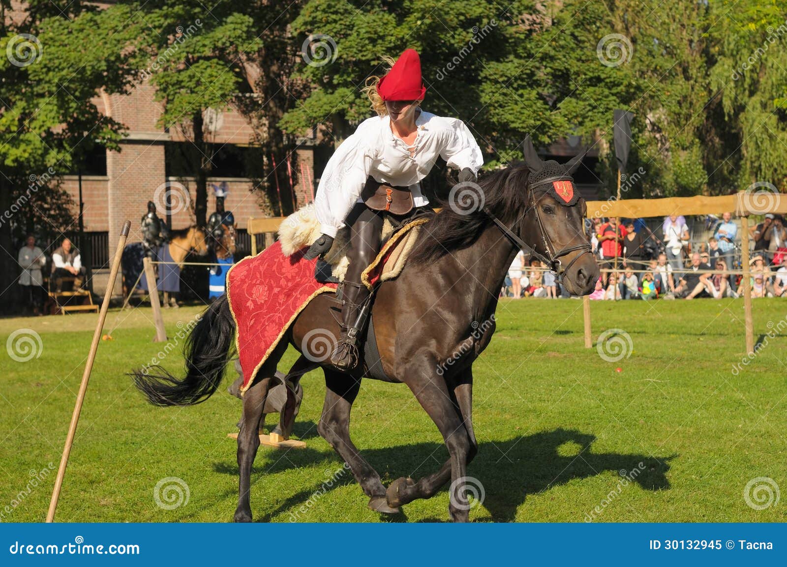 Medieval Celebration in Abbey De Forest Editorial Image - Image of ...