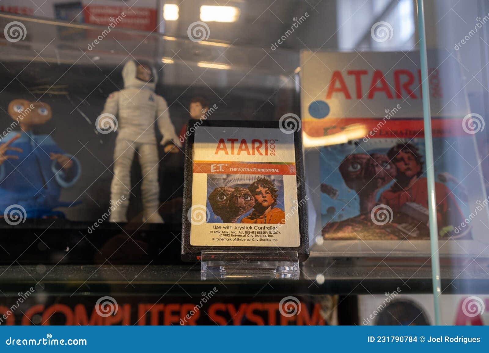 Brussels 05 May 2021: Original Atari 2600 Cartridge of E.T Editorial ...