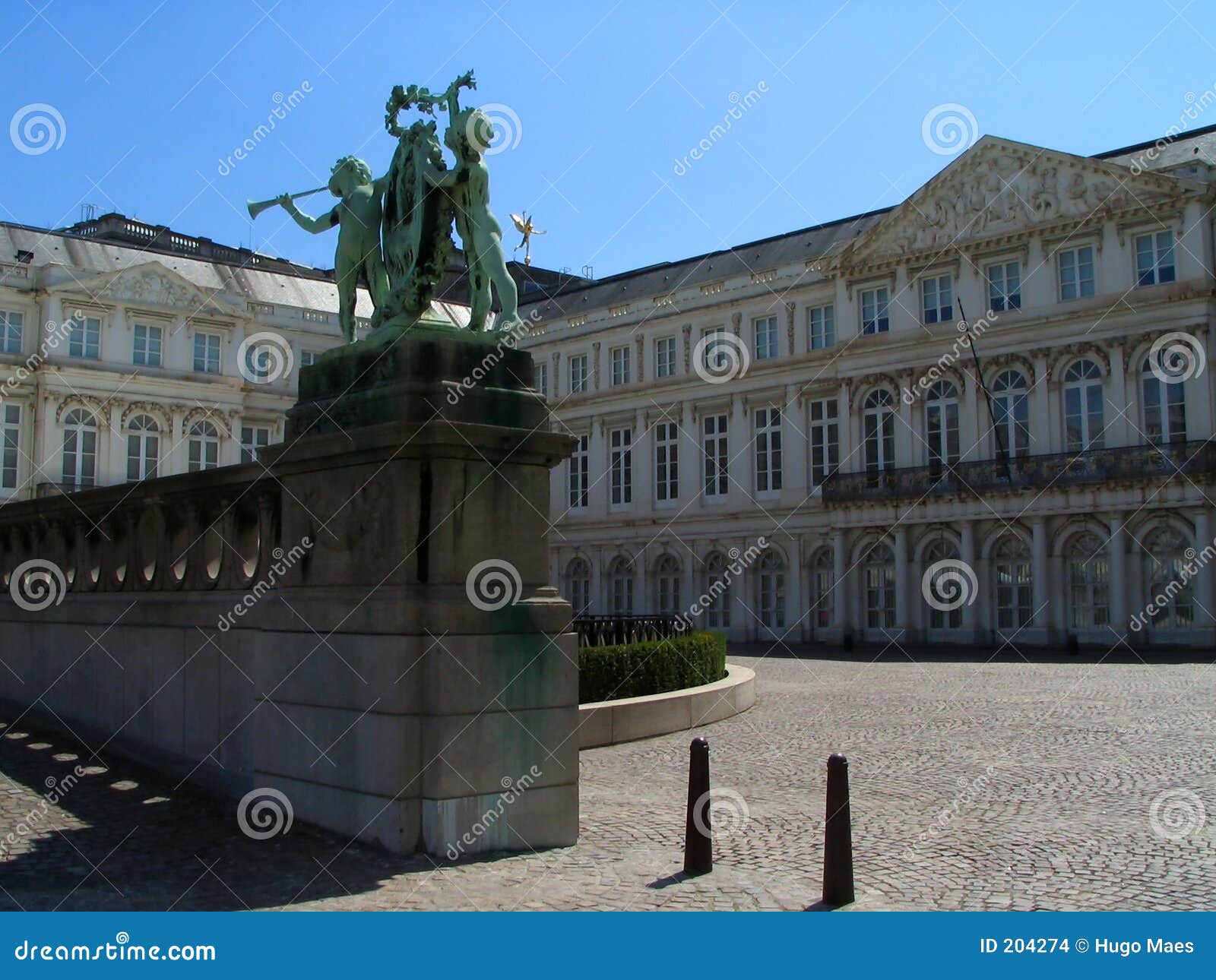 Brussels Museum Square. stock photo. Image of building - 204274