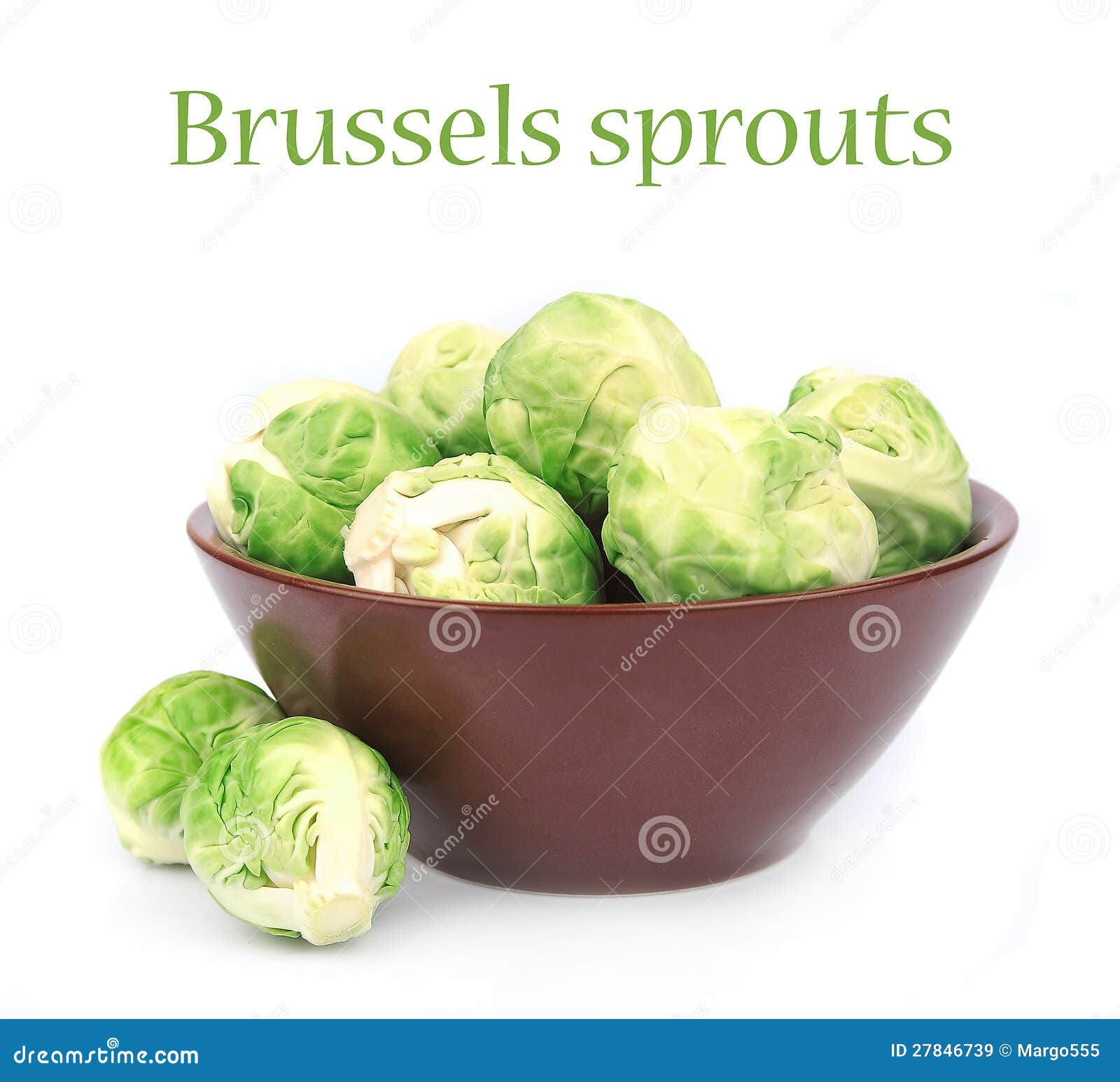 Brussels sprouts in plate stock image. Image of vegetables - 27846739