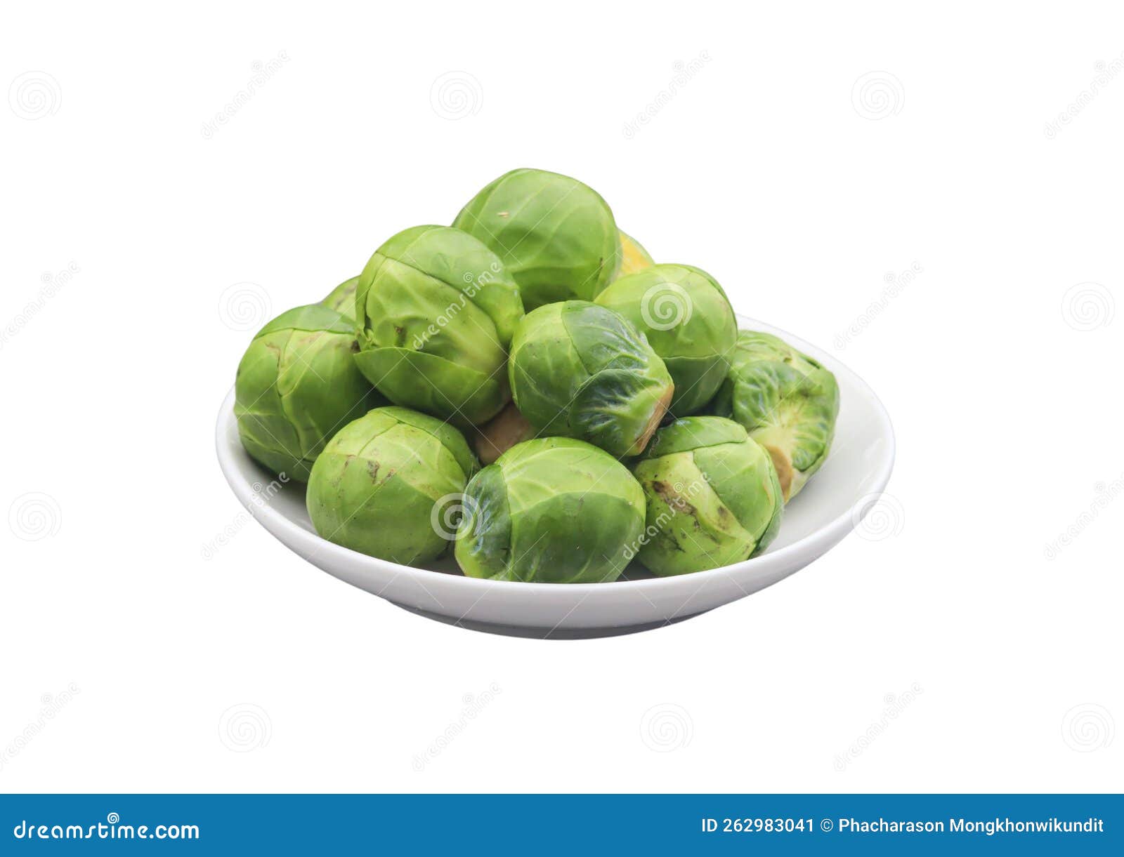 Brussels Sprouts on a White Background Stock Image - Image of diet ...