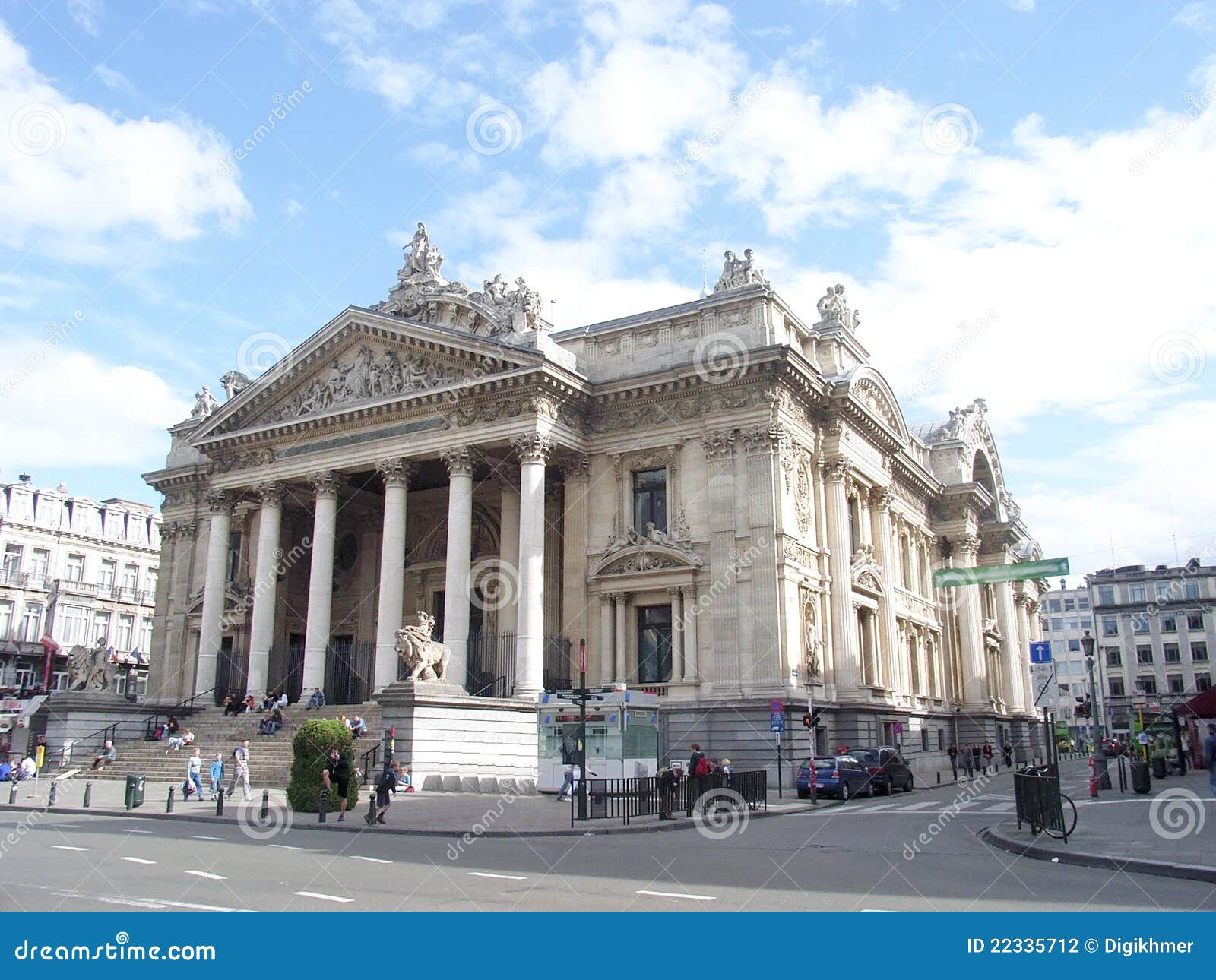 Brussels Stock Exchange stock photo. Image of certificate - 22335712