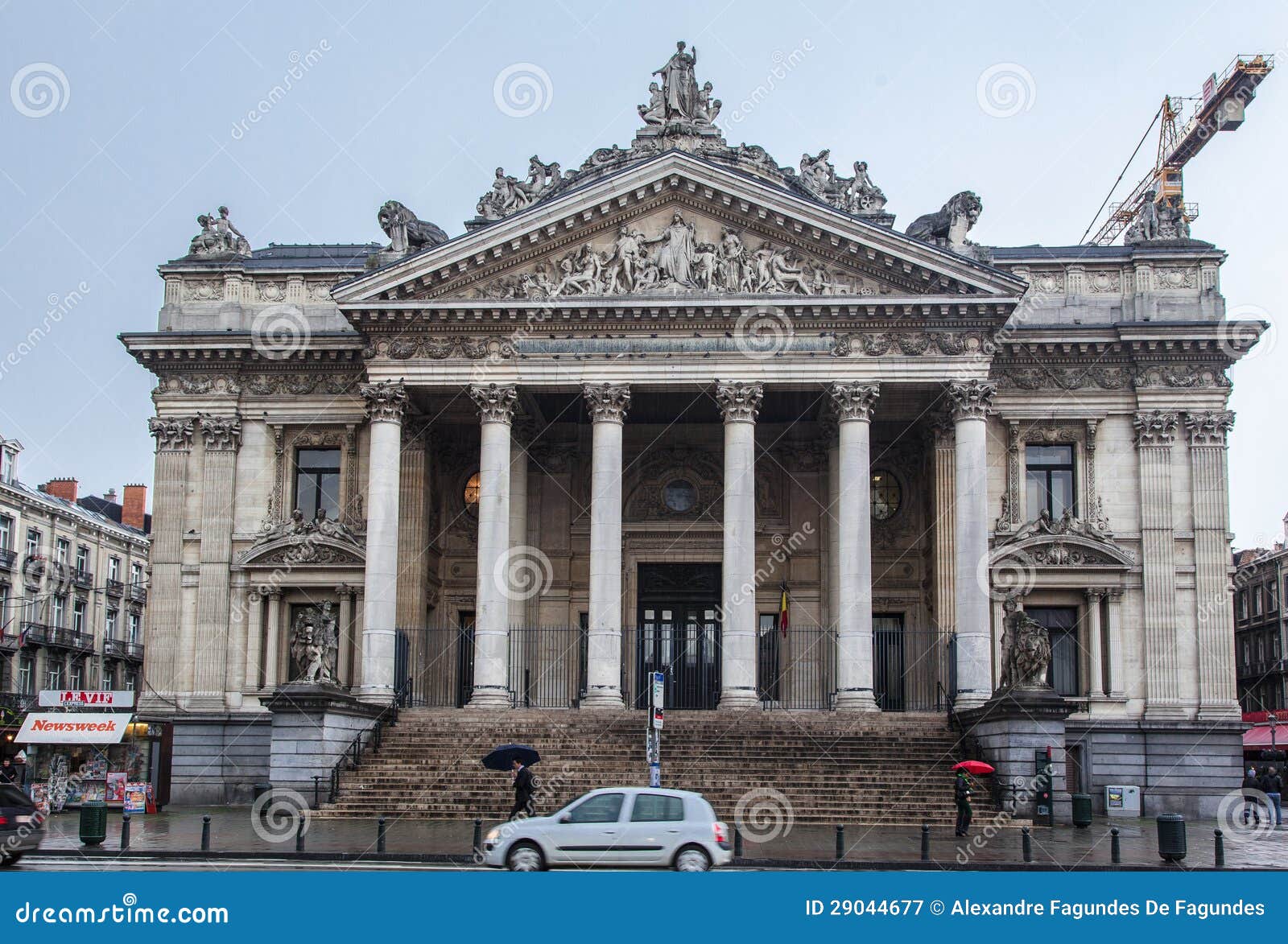Brussels Stock Exchange editorial photography. Image of street - 29044677