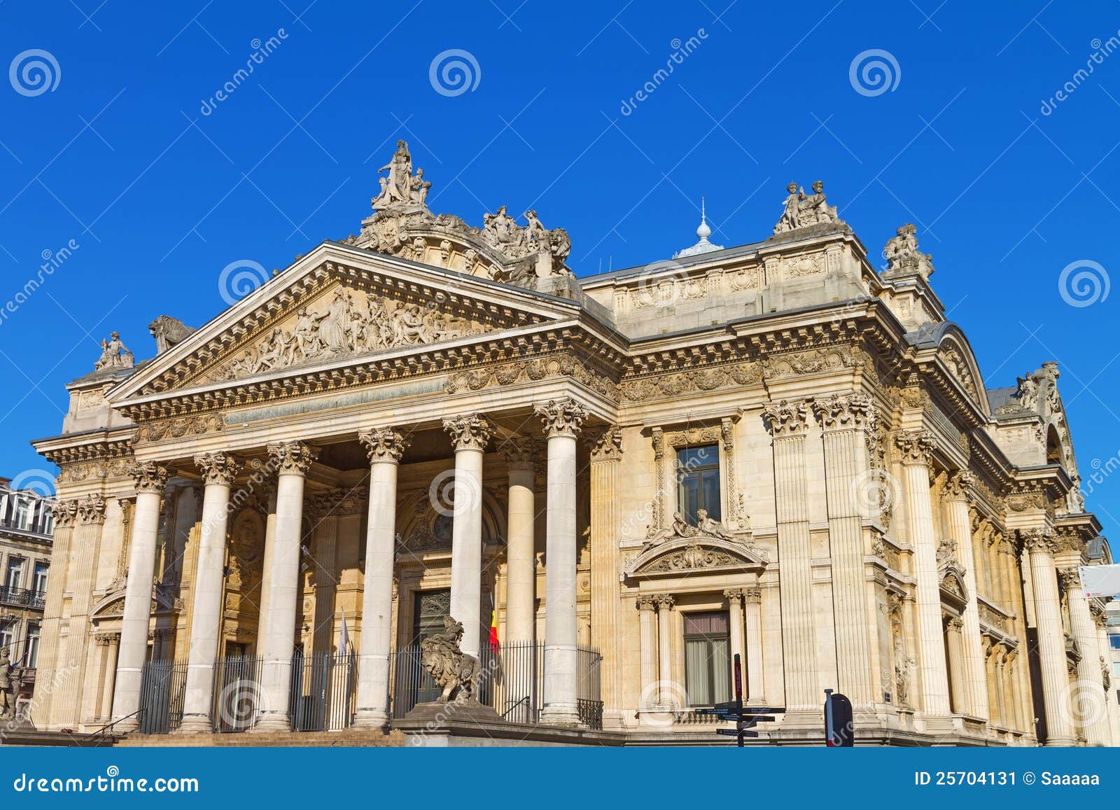 Brussels Stock Exchange in Belgium Stock Image - Image of belgium ...