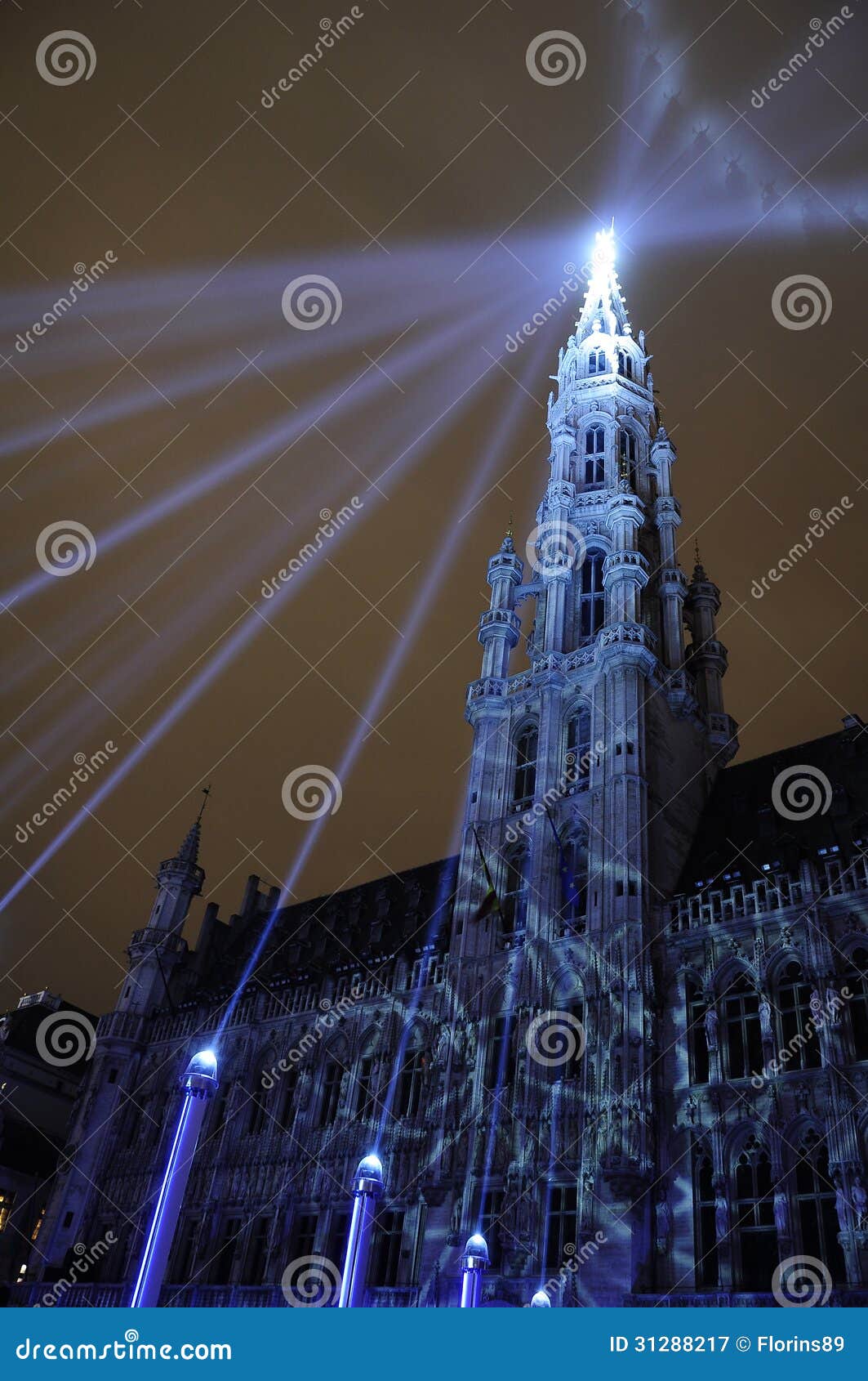 Brussels Tower stock image. Image of detail, grand, brussels - 31288217