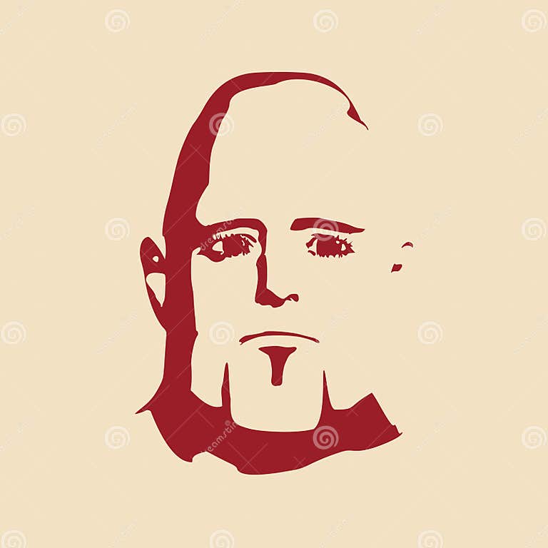 Brutal Bald Man With A Beard Stock Vector Illustration Of Mafia